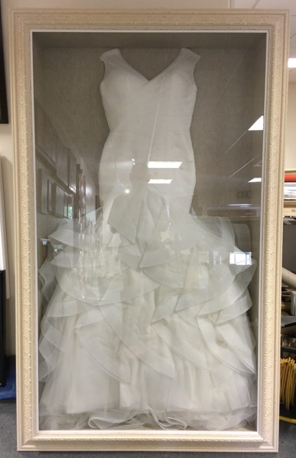 Wedding Dress Frame - Framing Guru - Picture Framing Services in Preston